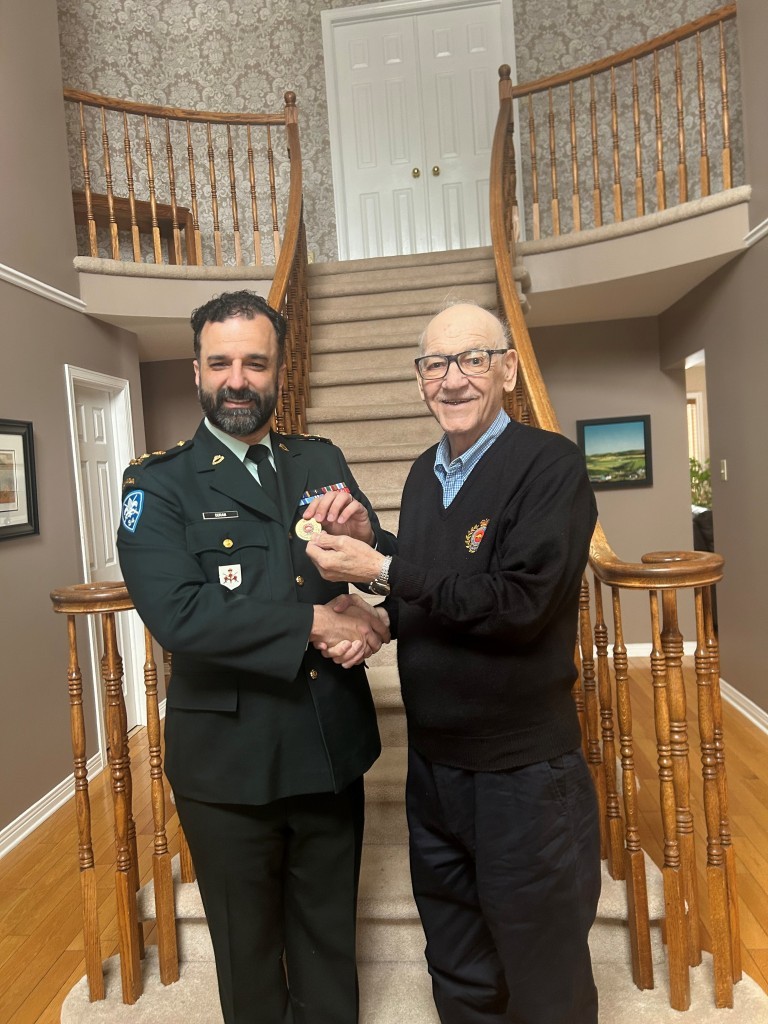 Dave Carney Presented CME Commendation | The Canadian Military ...